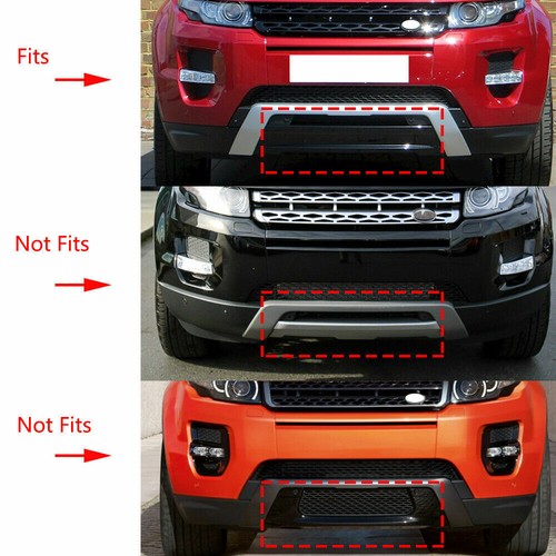 Black Front Bumper Guard Protector Plate For Range Rover Evoque L551 ...