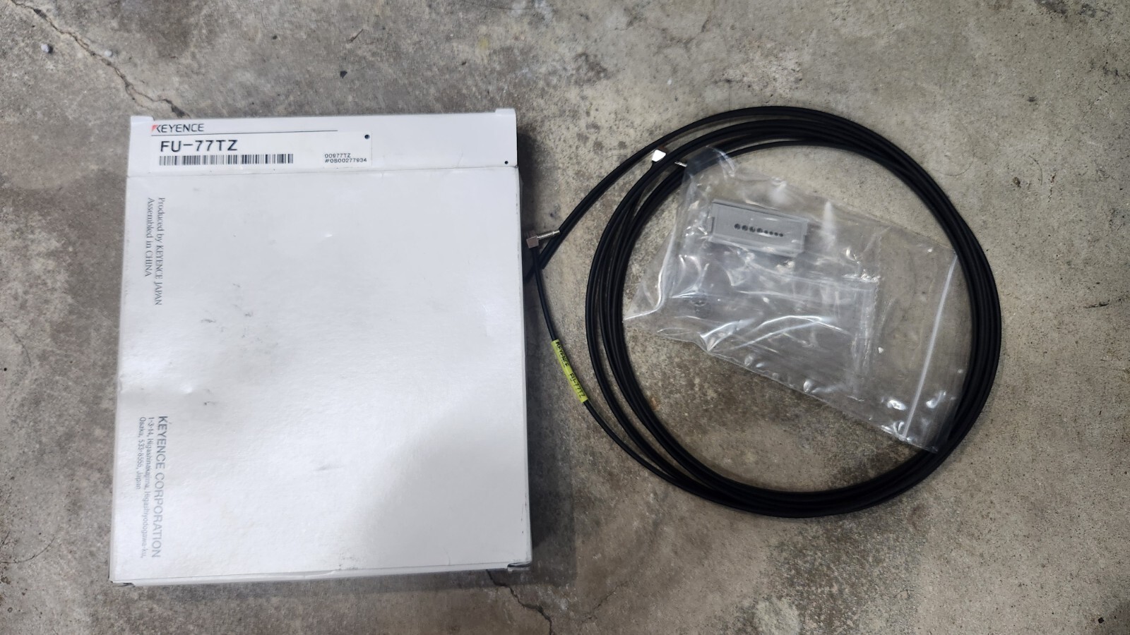 Keyence FU-77TZ Fiber Unit Thrubeam With Hardware | eBay