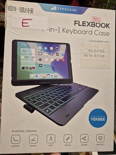 TYPECASE Flexbook Touch Keyboard Case with Touchpad for 10.2 & 10.5 ...