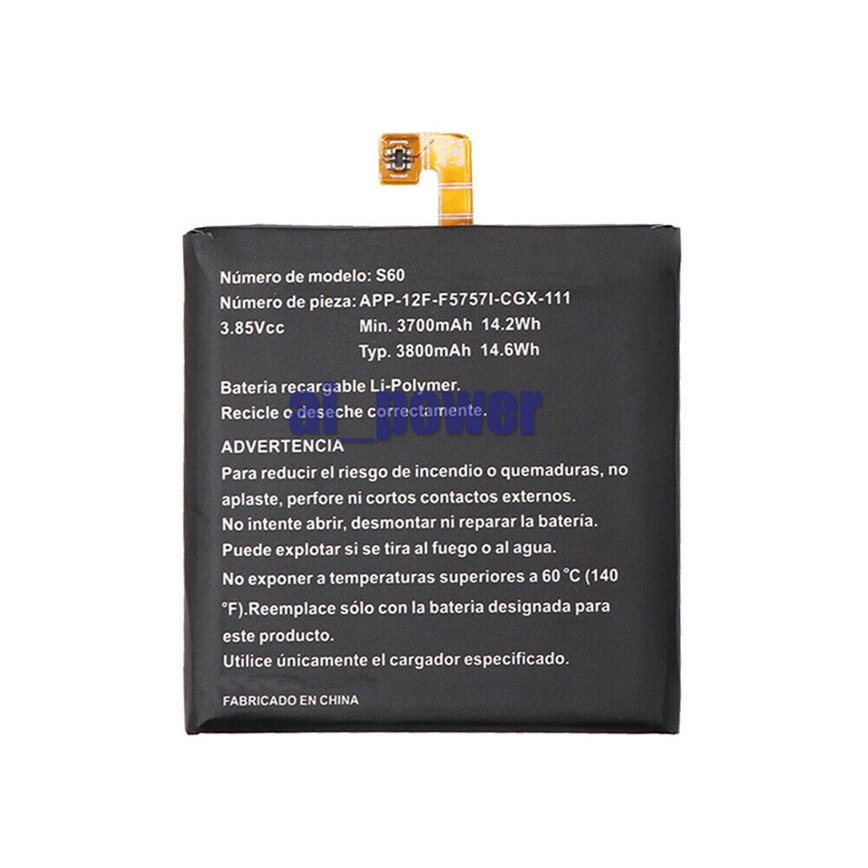 APP-12F-F57571-CGX-111 Battery Inbuilt For Caterpillar CAT S60 Mobile ...