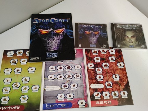 StarCraft & StarCraft Expansion Set PC Game Lot Blizzard w/Manual ...