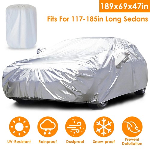 189x69x47in Full Car Cover All Weather UV Protection Automotive Cover ...