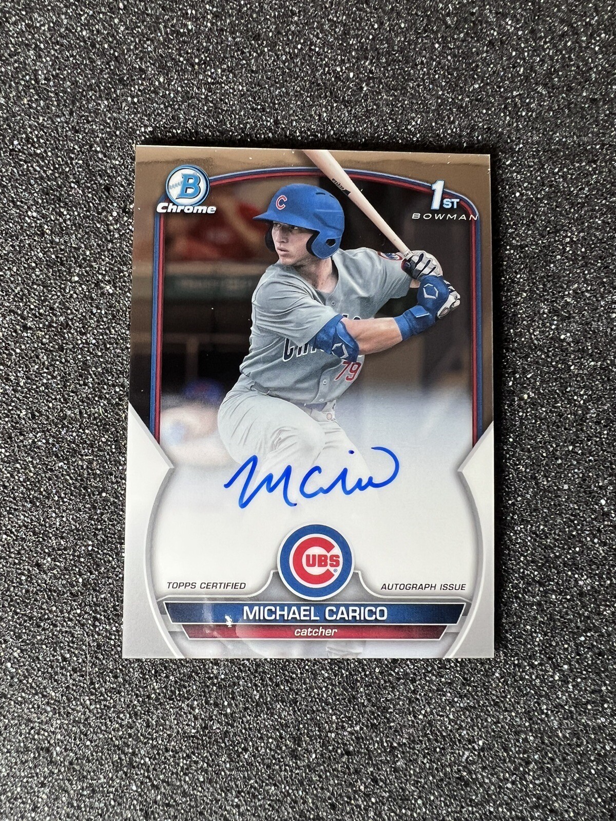 2023 Bowman Draft Chrome Autograph CDA-MCA MICHAEL CARICO 1st Auto ...