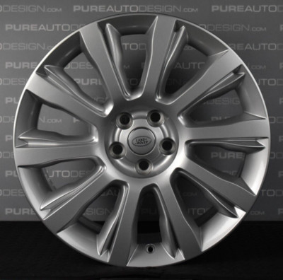 Genuine 21" Range Rover L405 1001 REFURBISHED SILVER Alloy Wheels YOURS ...