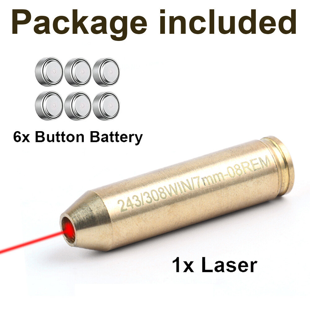 308 243 Cartridge Laser Bore Sighter 243/.308WIN/7MM-08REM Laser Bore ...