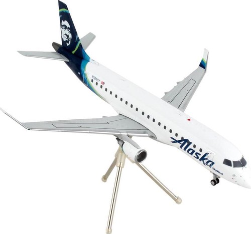 Embraer ERJ-175 Commercial Aircraft Alaska Airlines White 1/200 Model ...
