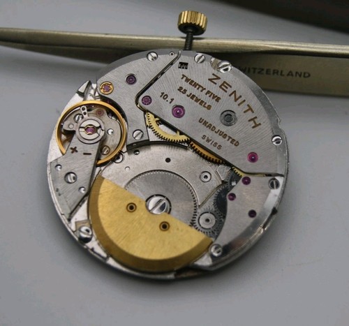 Zenith 10.1 Movimento Completo Funzionante Zenith 10.1 Movado Movement ...