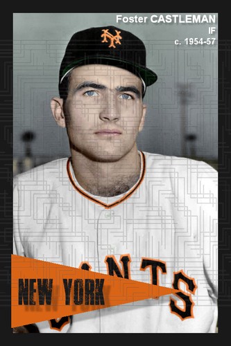 Foster Castleman - c. 1954-57 New York Giants - choose a size ...
