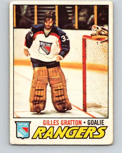 (HCW) 1977-78 O-Pee-Chee #207 Gilles Gratton New York Rangers V14395 | eBay