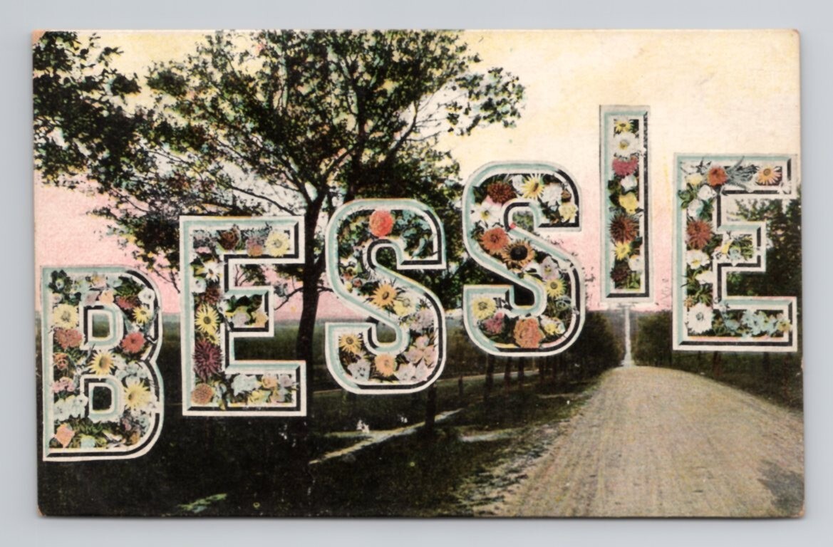 NAME BESSIE Vintage Postcard 8 | eBay