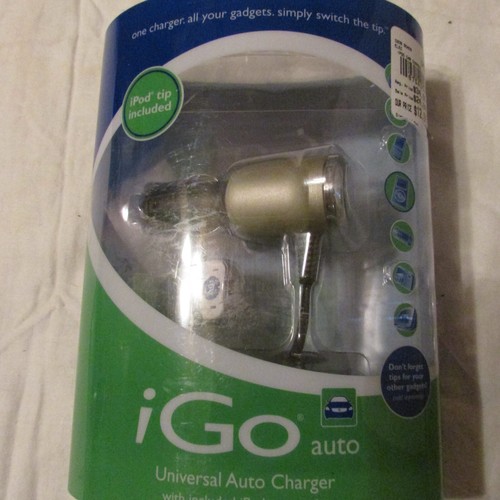 IGO Universal Auto Charger with IPOD Power Tip - New | eBay