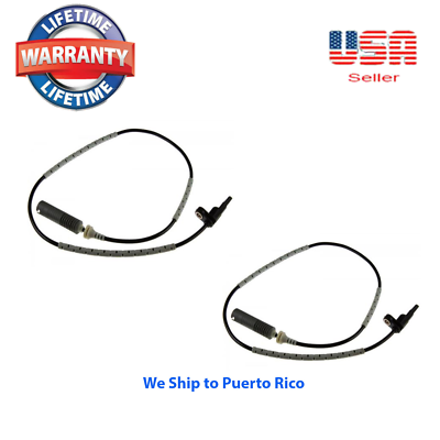 X2 Rear ABS Wheel Speed Sensor For BMW E82 E88 E90 E91 E92E93 M3 330i ...