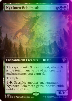 MTG Magic the Gathering Nyxborn Behemoth (772/1173) Commander Masters ...