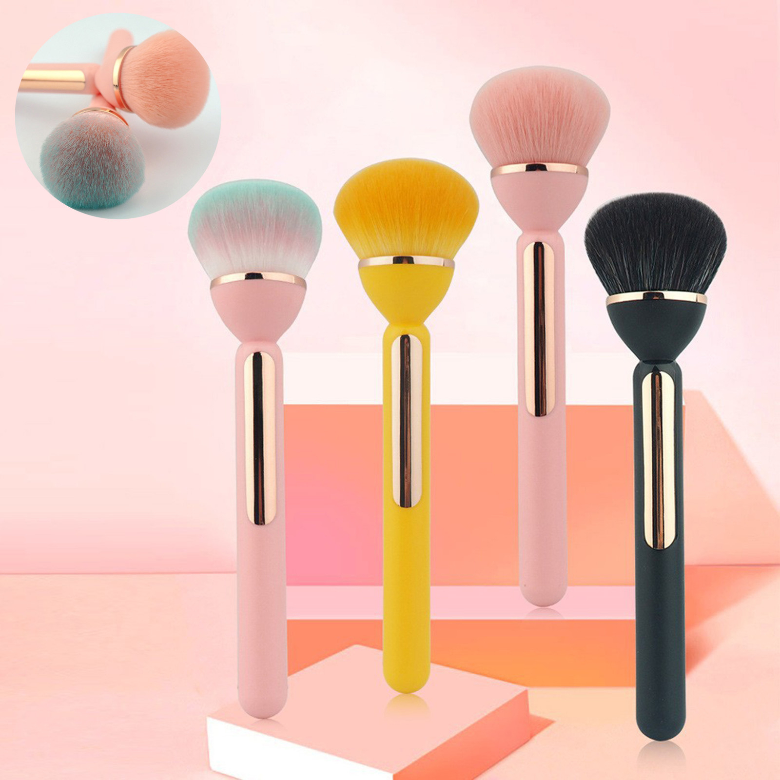 Makeup Brush Professional Easy-Use Fluffy Foundation Powder Brush ...