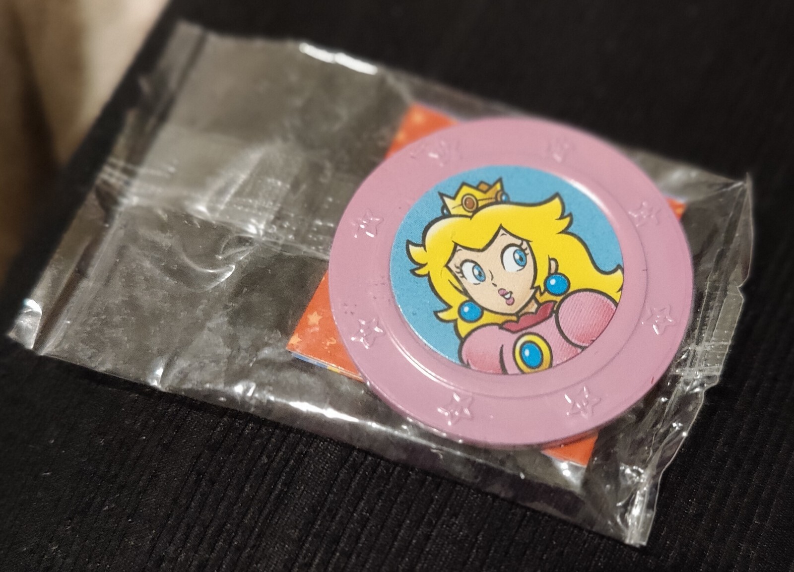 NINTENDO SUPER MARIO BRO WONDERBALL RARE PRINCESS PEACH COLORED COIN ...