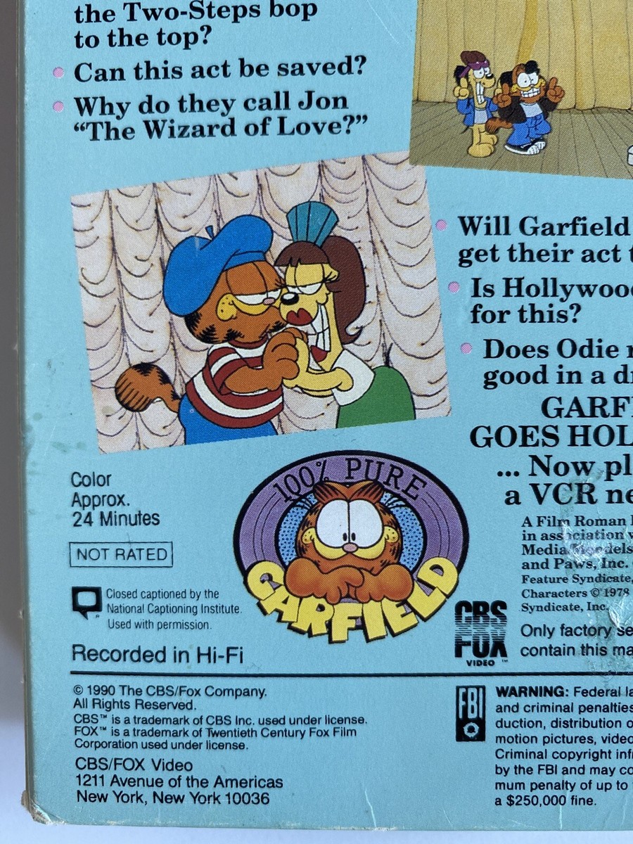 Garfield An Scannán Vhs