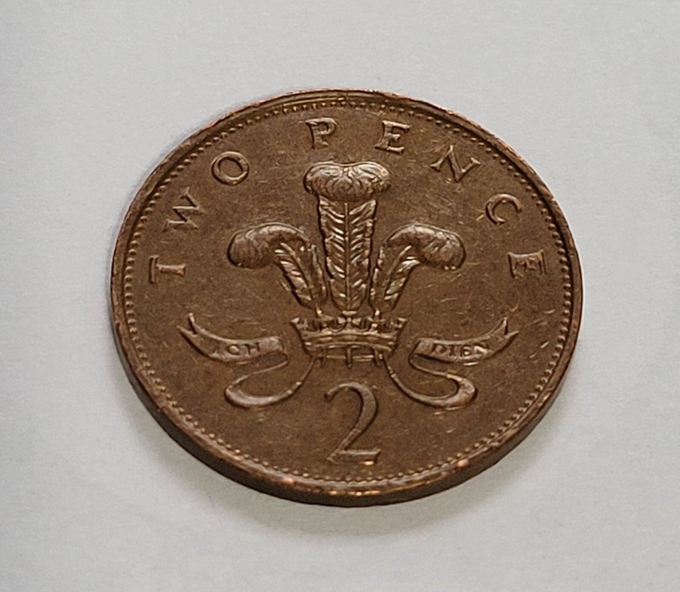 1988 2P New Pence Coin Elizabeth II UK British BT-239 | eBay