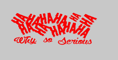 HAHAHAHA Kult Aufkleber Auto Sticker Batman JDM Decal Movie Joker ...