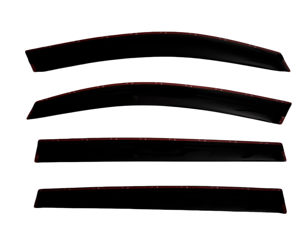 For Subaru Ascent 2019-2025 Smoke Tinted Window Visors Deflectors Rain ...