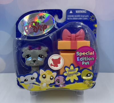 Littlest Pet Shop LPS Special Edition Schnauzer Pet #1006 Happiest NRFB ...