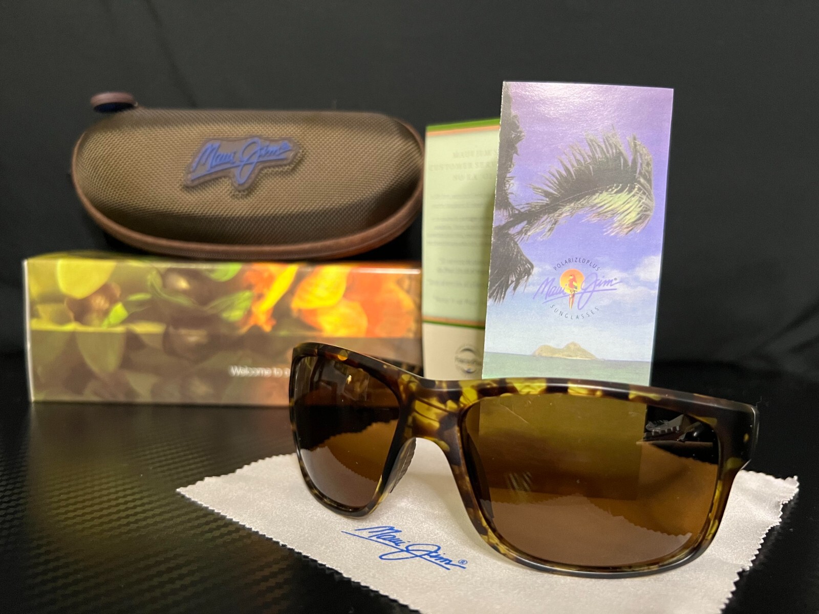 Maui Jim Southern Cross Polarized Sunglasses H815-10MR Matte Tortoise ...