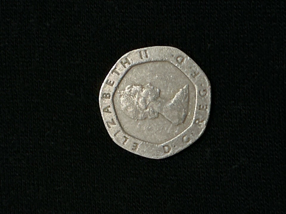 2 VERY RARE 1982 20p COIN FIRST YEAR MINT *all money made goes towards ...