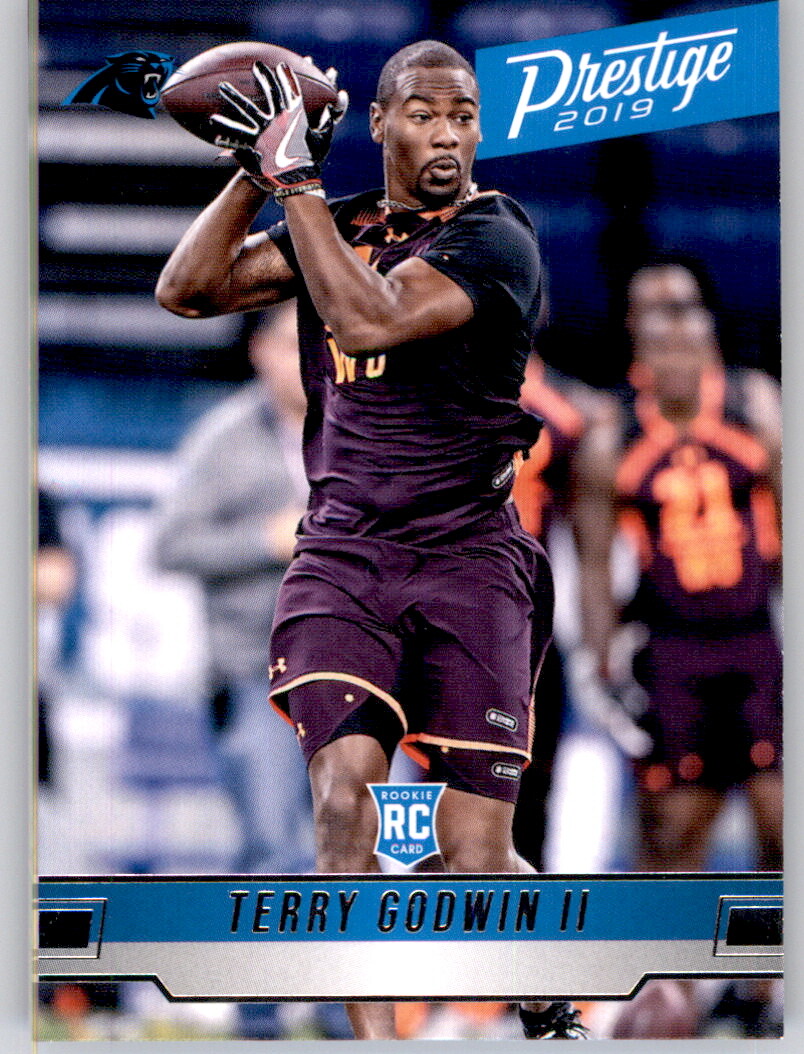 2019 Prestige Terry Godwin Rookie RC PWE Insert NFL Panthers #231 | eBay