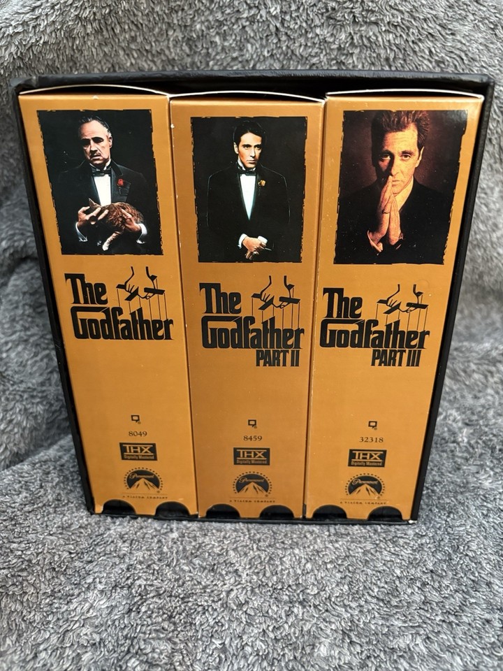The Godfather Collection 1997 VHS Box Set - THX Digitally Mastered ...