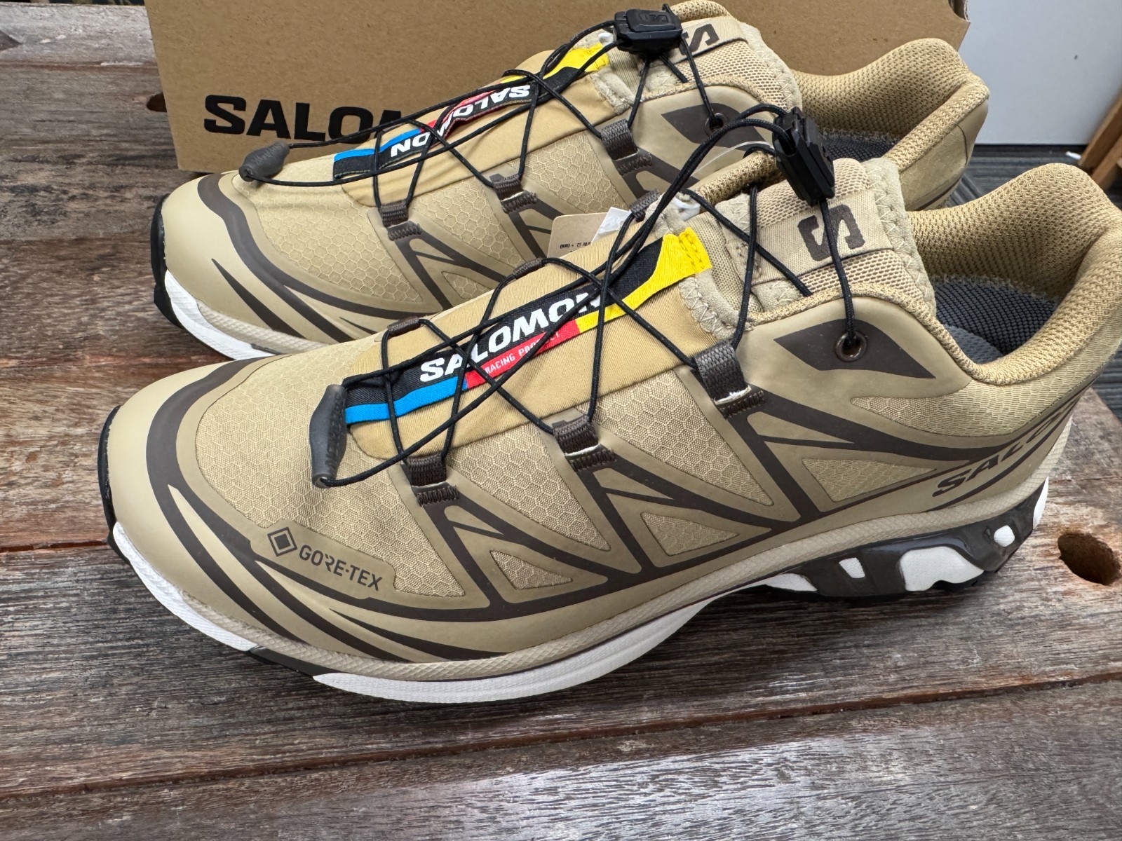 Size 8.5 - Salomon XT-6 GORE-TEX Kelp Wren Safari for sale online | eBay
