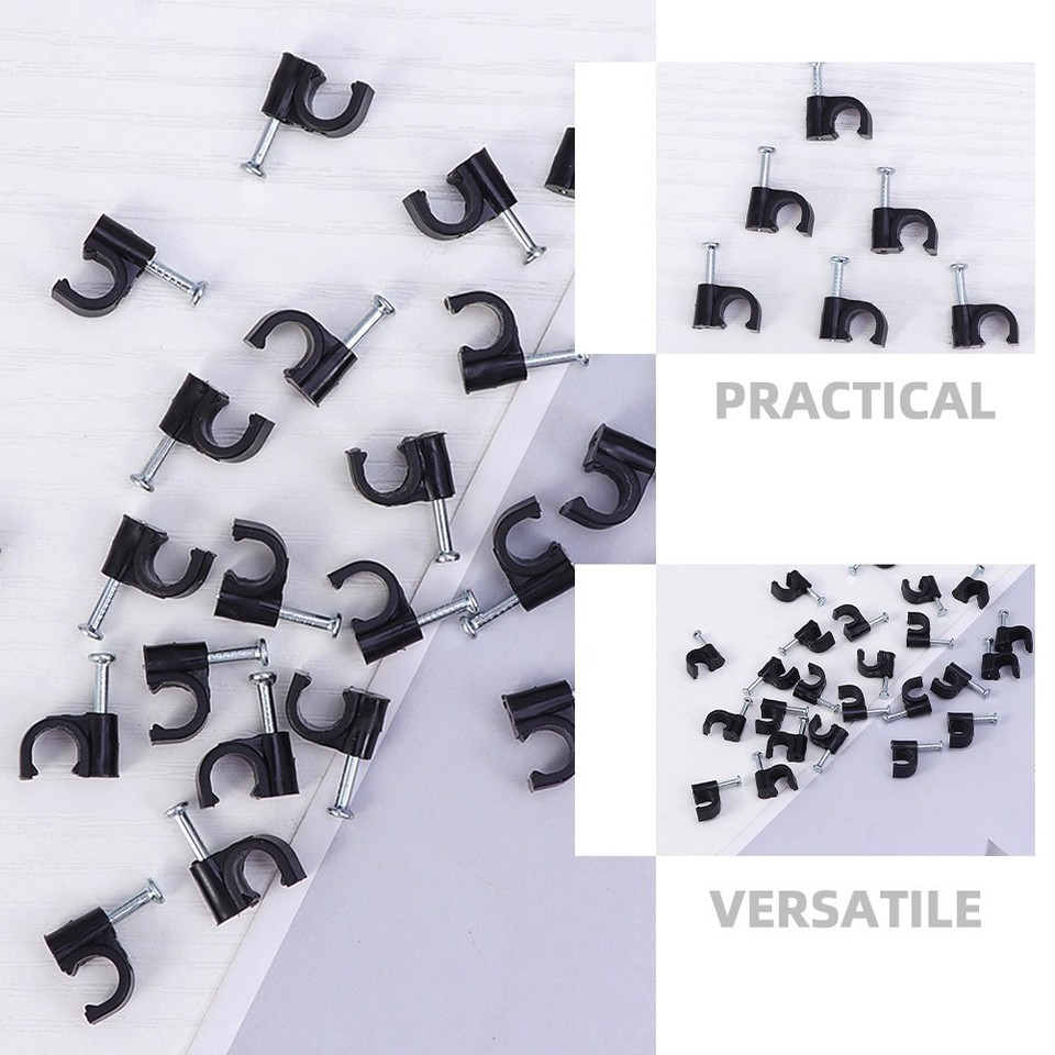 400Pcs Cable Holder Wire Clips for Securing Cables and Wires | eBay ...