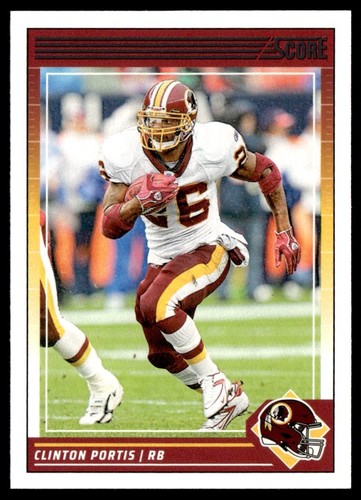 CLINTON PORTIS 2024 SCORE FOOTBALL WASHINGTON COMMANDERS #288 | eBay