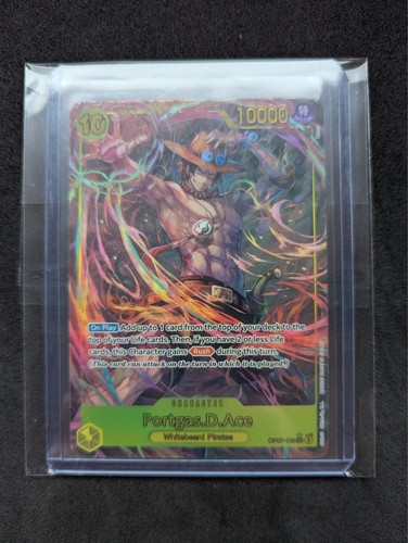 500 Years in the Future OP07-119 Portgas.D.Ace SEC (Alt Art / Parallel ...