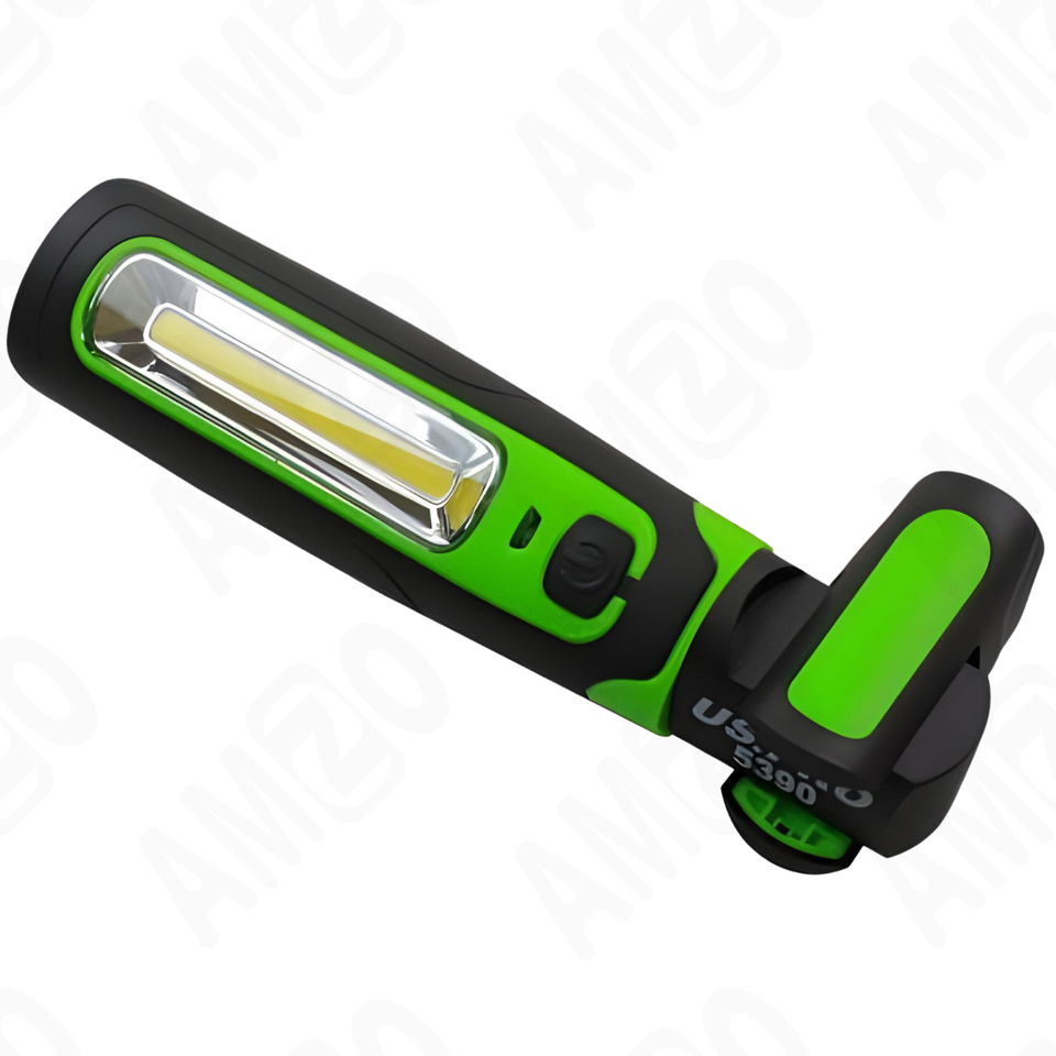 US PRO Rechargeable COB LED Inspection Light Torch 300lm Magnetic Hook ...