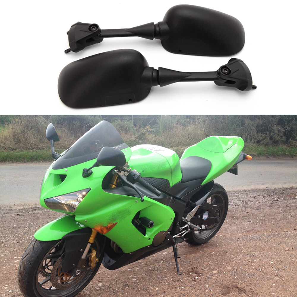2005-2008 Kawasaki Ninja ZX6R ZX10R ZX-10R Motorcycle Rear View Mirrors ...