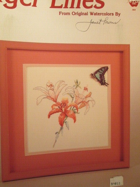 Flower Cross Stitch Charts From Original Watercolors By Janet Powers ...