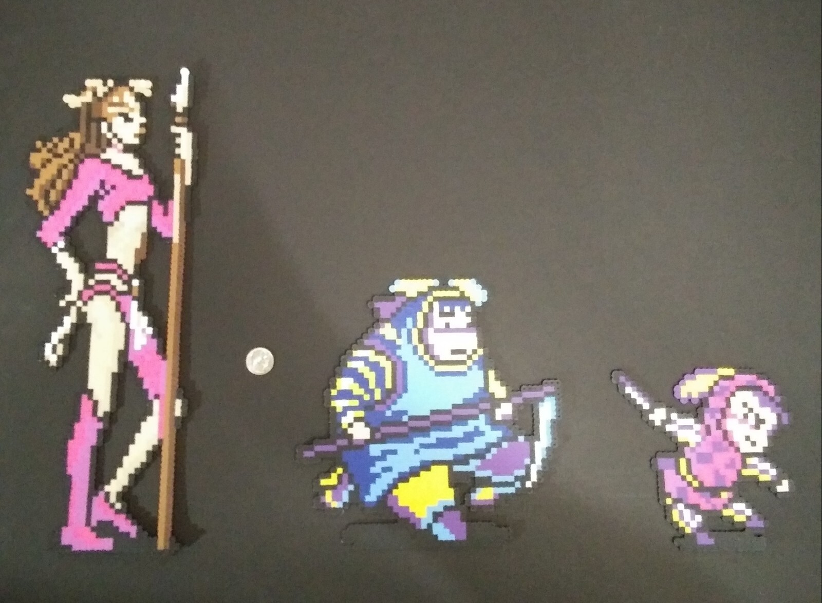 The Magus Sisters Perler Bead Wall Art Final Fantasy 2 4 Super Nintendo ...