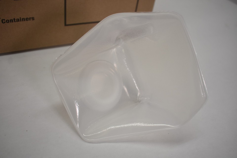 Zacros America Cubitainer 1 Quart Flexible Liquid Containers Clear 32 ...