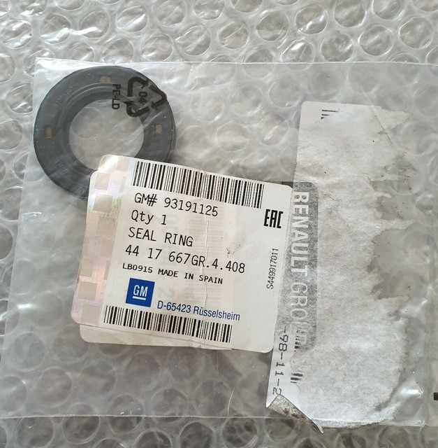 Genuine Vauxhall VIVARO MOVANO Traffic Gearbox Input Shaft Oil Seal ...