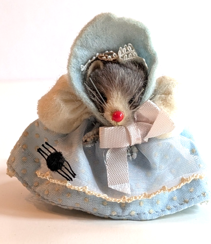 VINTAGE ORIGINAL FUR TOYS WEST GERMANY MOUSE MISS MUFFET | eBay