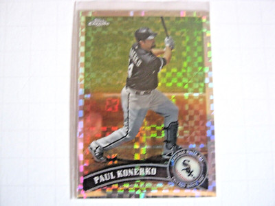 Paul Konerko 2011 Topps Chrome Prism Refractor Parallel Card #159 | eBay