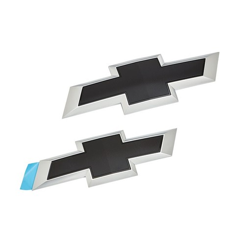 2024 Chevrolet Silverado 2500HD 3500HD ZR2 Front & Rear Black Emblems ...