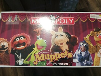 Jim Henson's Muppets Monopoly Game Collector's Edition w/6 Pewter ...
