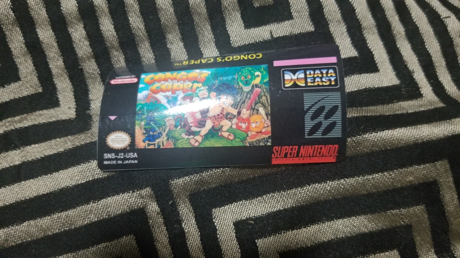 Congo's Caper SNES Replacement game label sticker, reproduction | eBay