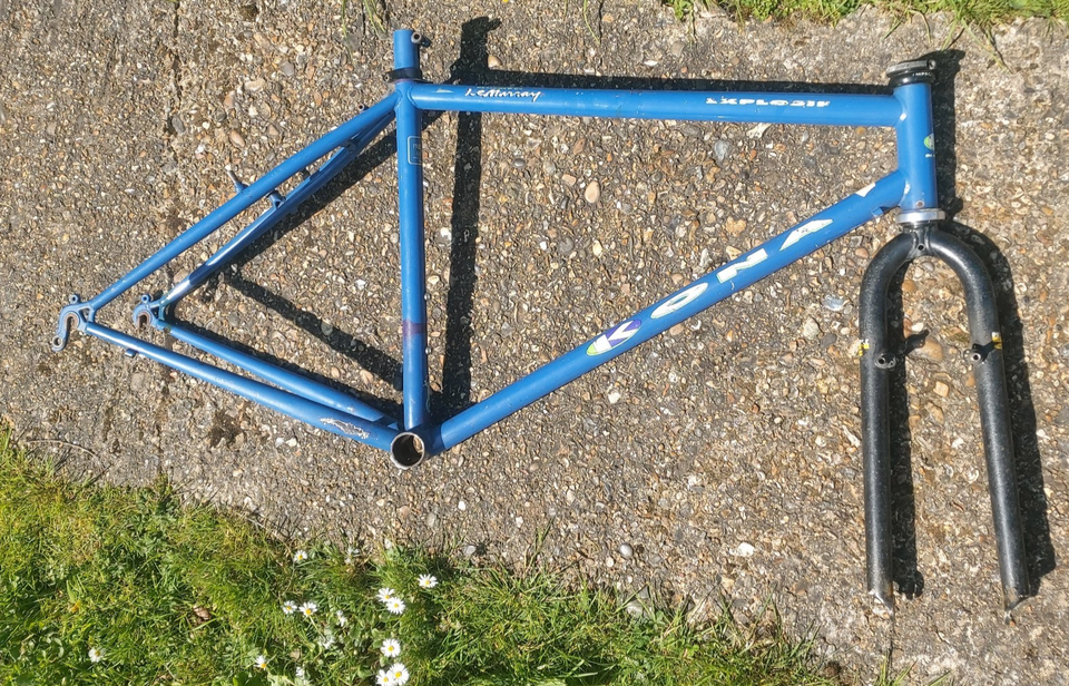 Kona Explosif 1991 18" Frame and Project 2 Forks | eBay UK