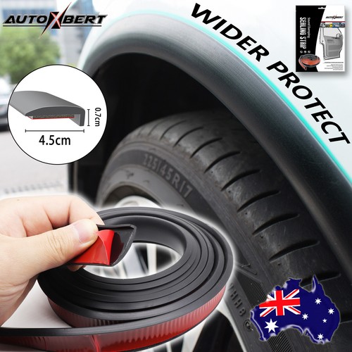 3 Meters Fender Flare Rubber Trims Seals Flares Fenders Wheel Arch ...