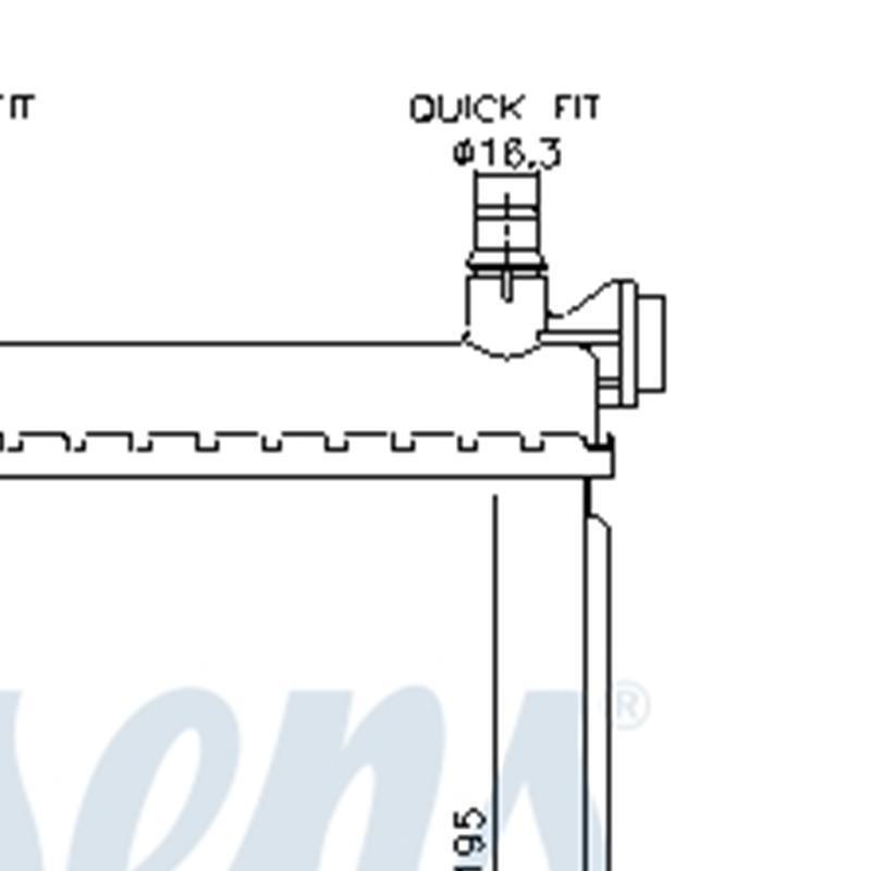 NISSENS Radiator 60862 FOR 2 Series Mini Countryman X1 X2 1 Genuine Top ...