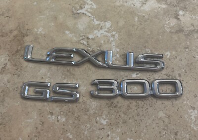 1998 - 2005 Lexus GS 300 Rear Trunk Lid Chrome Emblem Logo Letters OEM ...