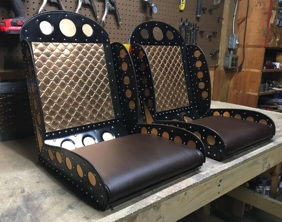 Bomber Seats Hot Rod Seats Rat Rod Seats Highly Detailed | Custom | Left
