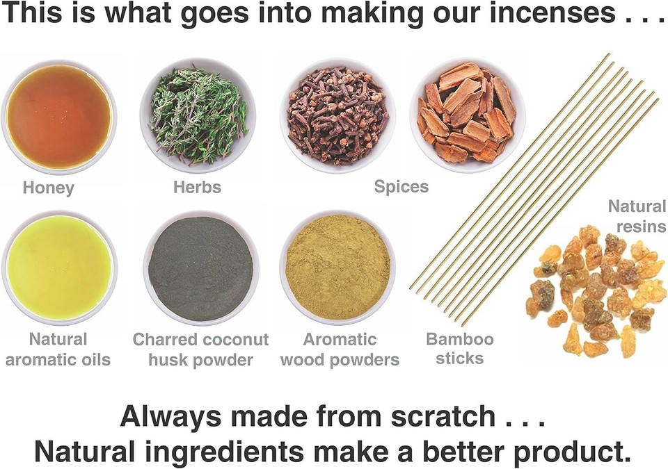 Natural Lavender Incense Sticks 100g - Low Smoke for Meditation ...