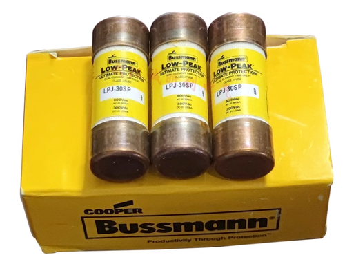 1PC Bussmann LPJ-30SP (LPJ30SP), Fuse 30A 600V Time Delay Class J Dual ...